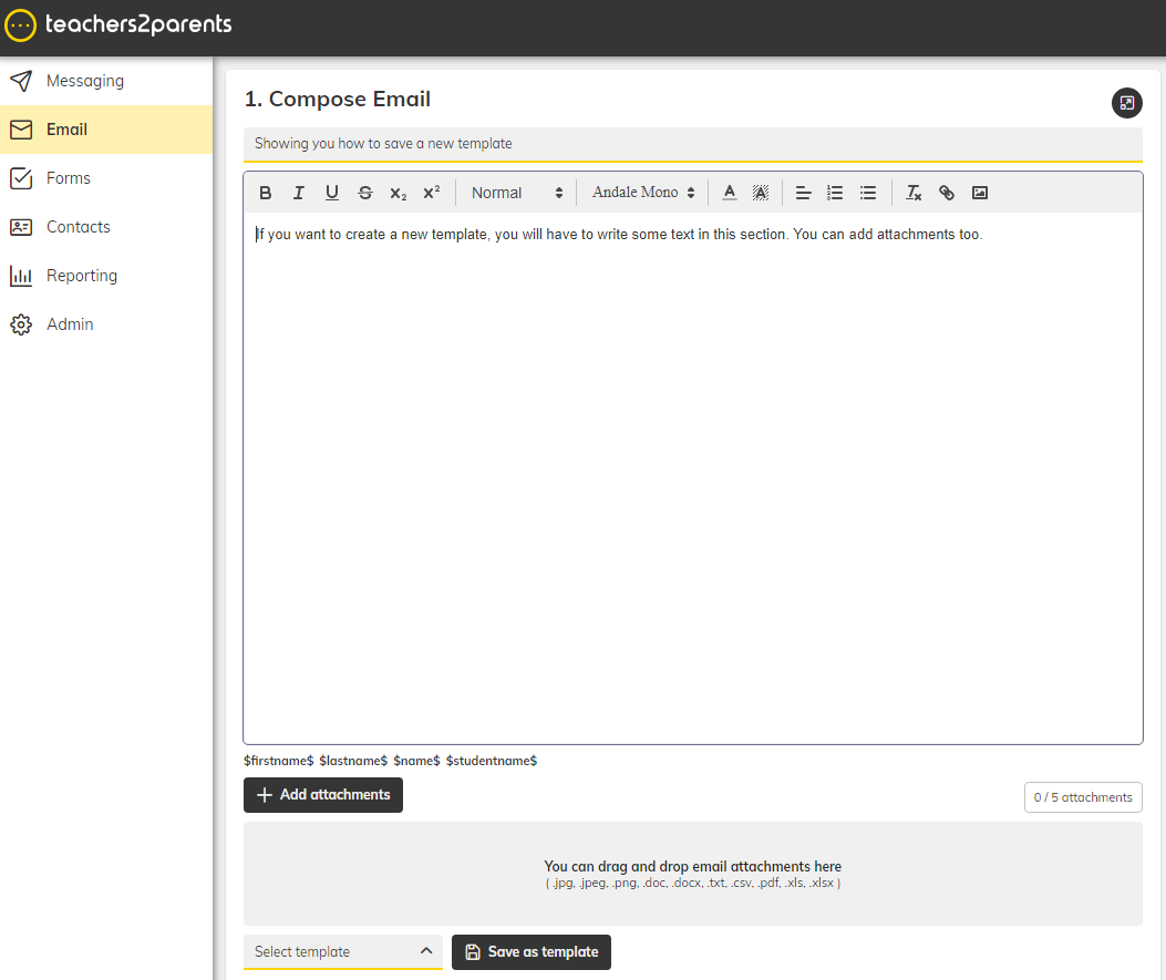 T2P New - Add, Edit and Delete Templates - Eduspot Support T2P New - Add, Edit and Delete Templates - Eduspot Support